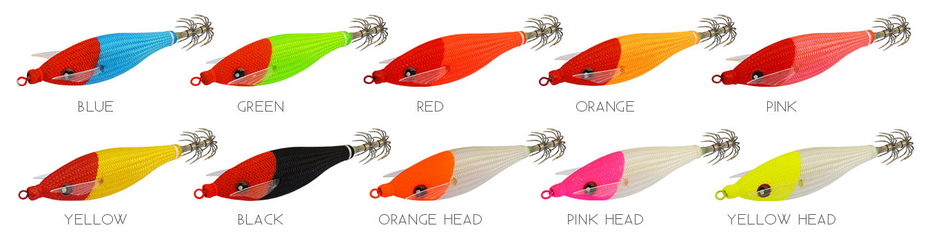 DOUBLE COLOR GLAVOC | Squid jigs Bukva | DTD - High quality squid jigs