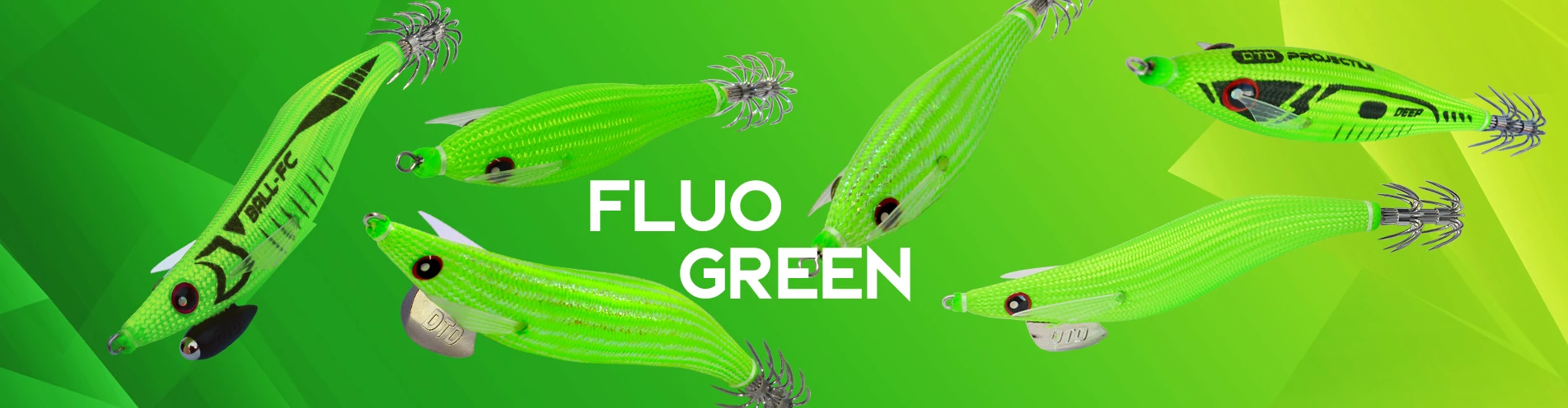 NEW COLOR 2025 - Fluo Green | News | DTD - High quality squid jigs